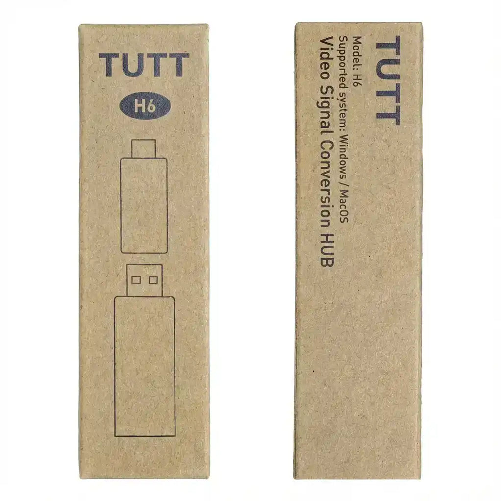 TUTT H6 USB to HDMI Adapter for MacBook M1/M2/M3 & Windows